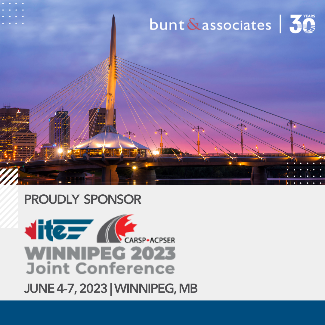 ITE Canada/ CARSP 2023 Joint Conference - Bunt & Associates ...