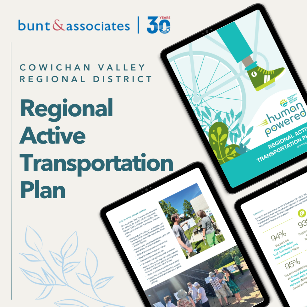 CVRD Regional Active Transportation Plan - Bunt & Associates ...