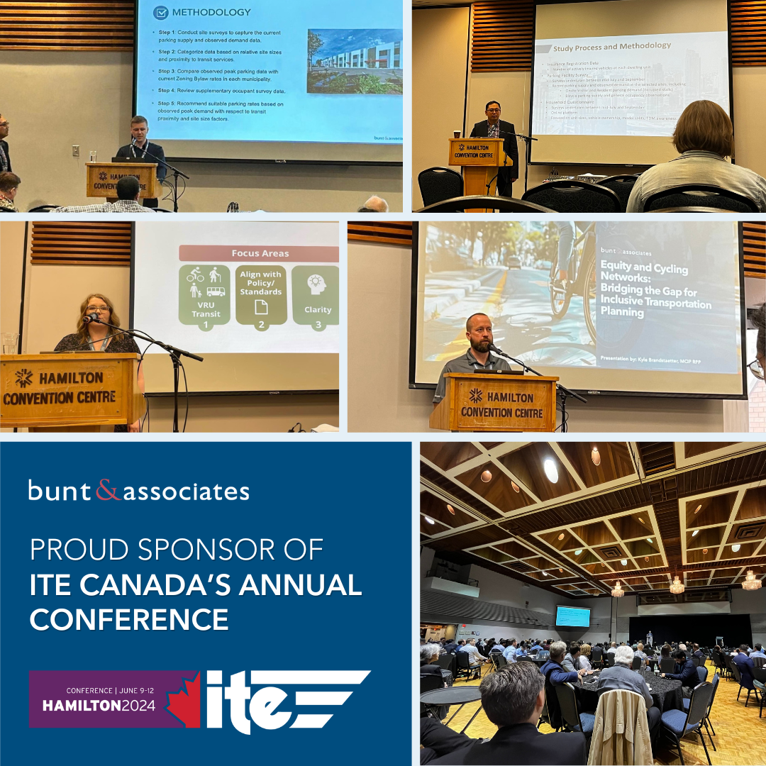 Proud Sponsor of ITE Canada's Annual Conference - Bunt & Associates ...
