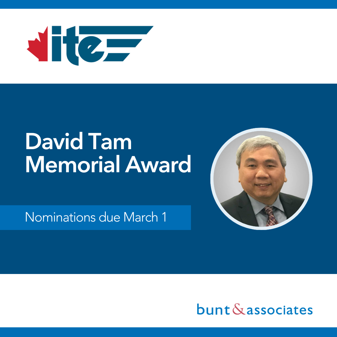 David Tam Memorial Award - Nominations Now Open - Bunt & Associates ...