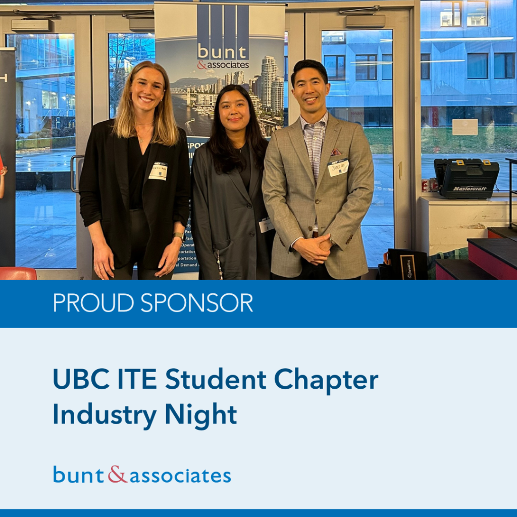 Proud Sponsor: UBC ITE Student Chapter Industry Night - Bunt ...
